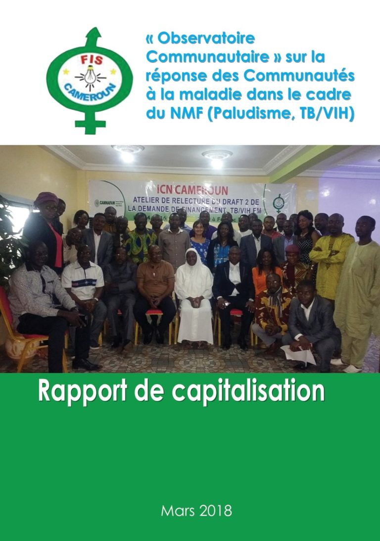Rapport de capitalisation dans le cadre du projet "Observatoire Communautaire" - FIS - CAMEROUN